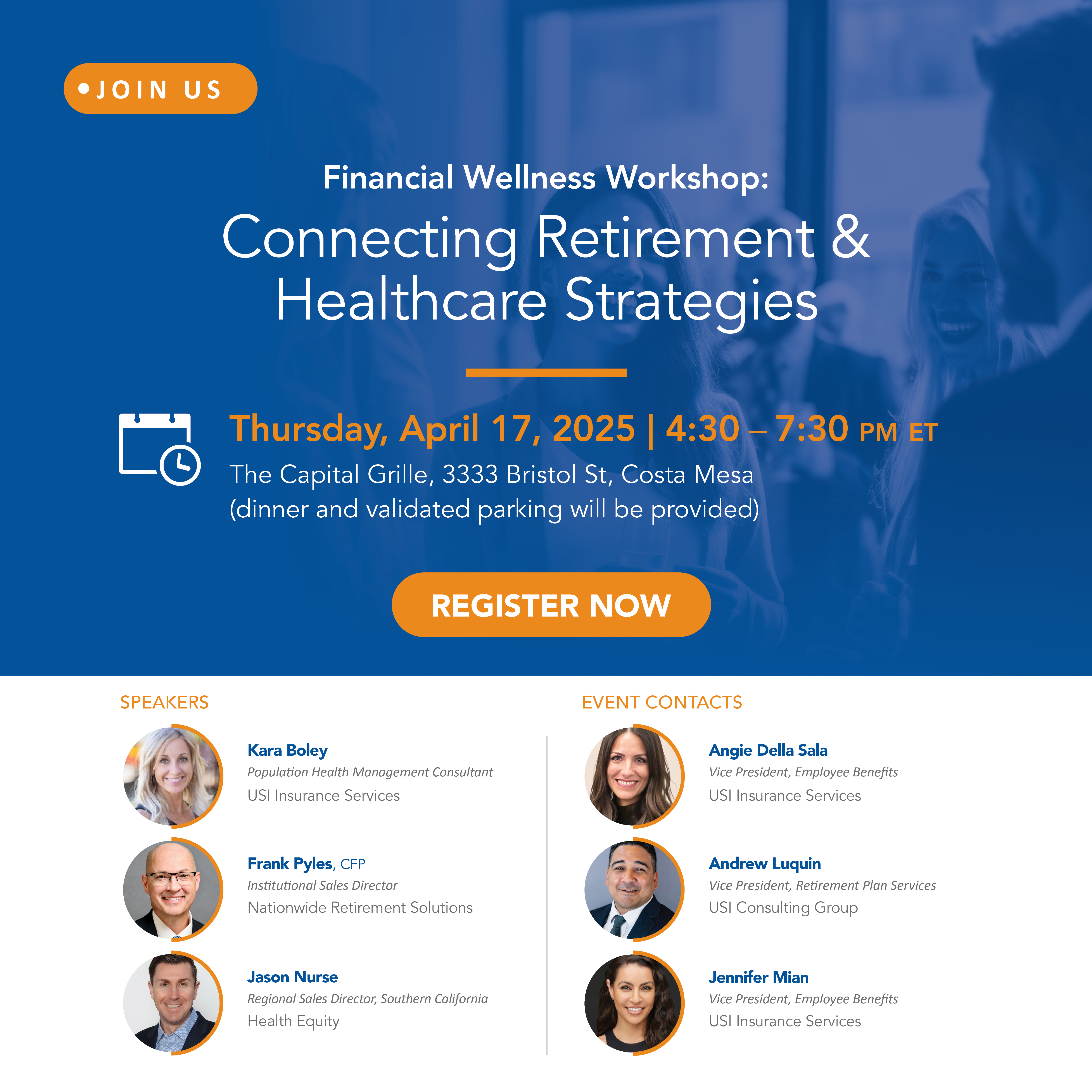 Event Registration - Financial Wellness Workshop